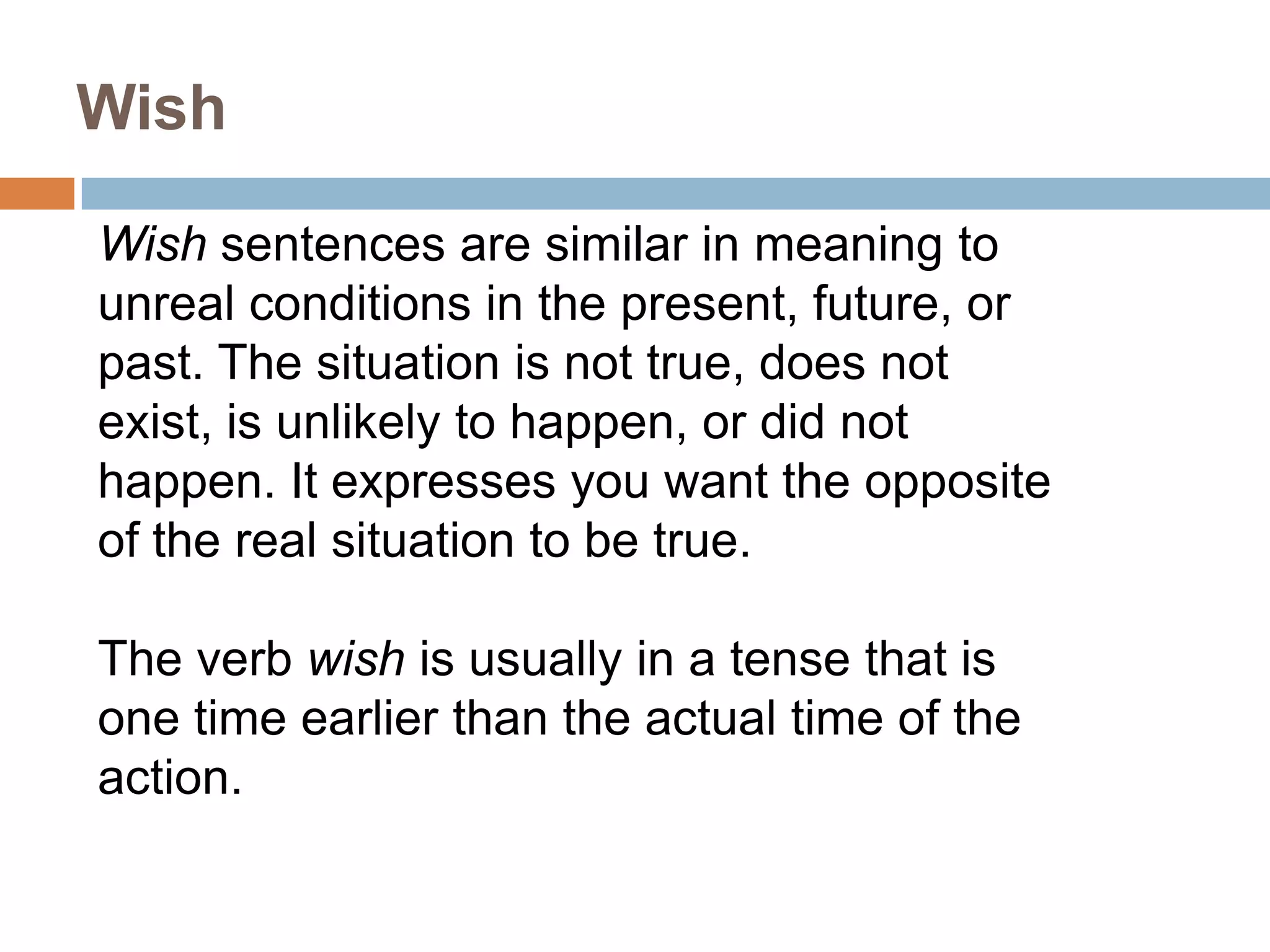 Polliana's Presentation - Conditionals and Wish | PPTX
