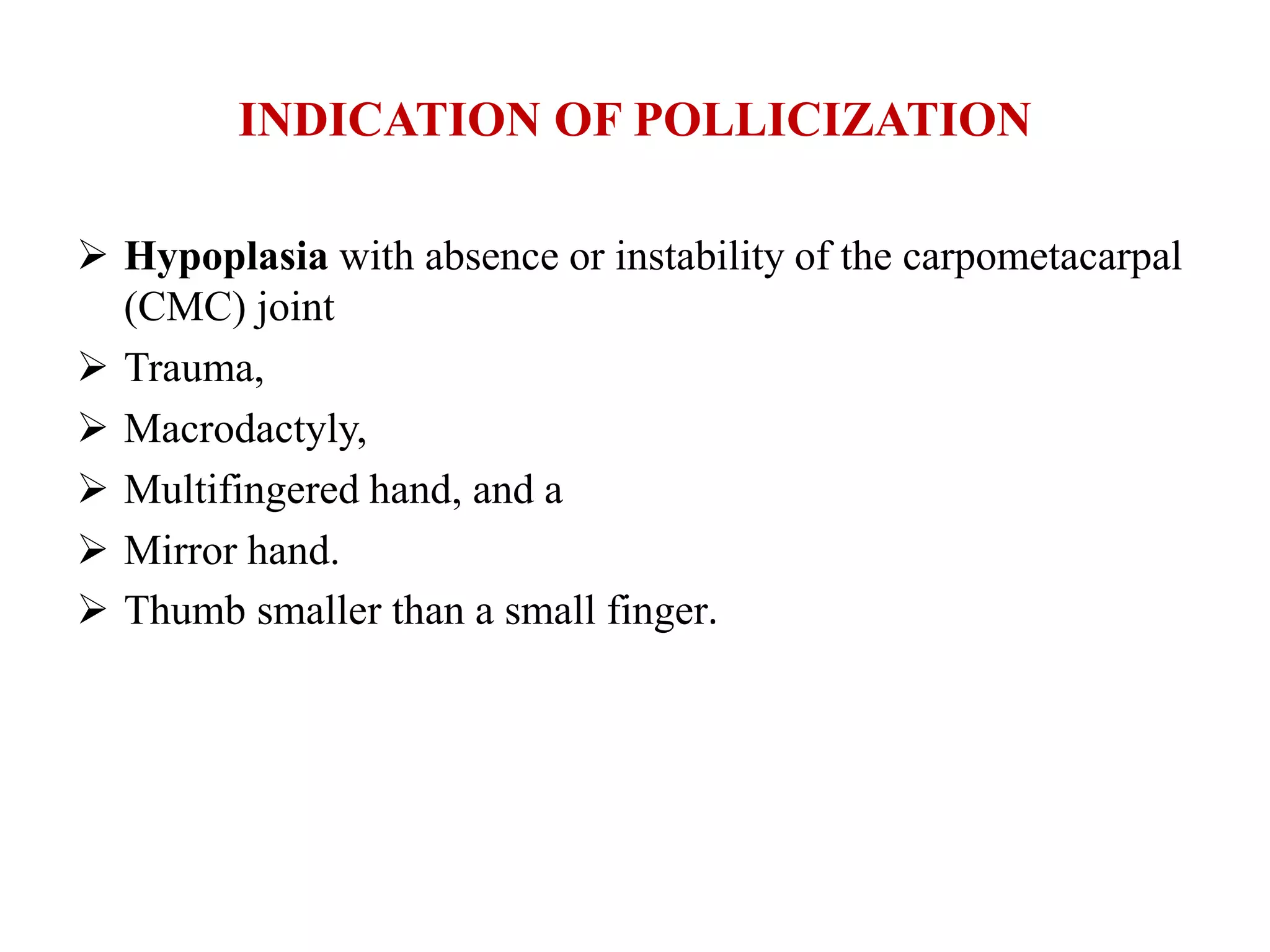 Pollicization | PPTX