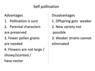 Pollination in plants | PPTX
