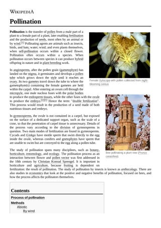 Pollination | PDF