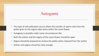 Pollination/class 12 biology | PPTX
