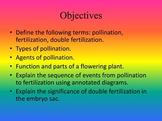 Pollination and fertilization | PPTX
