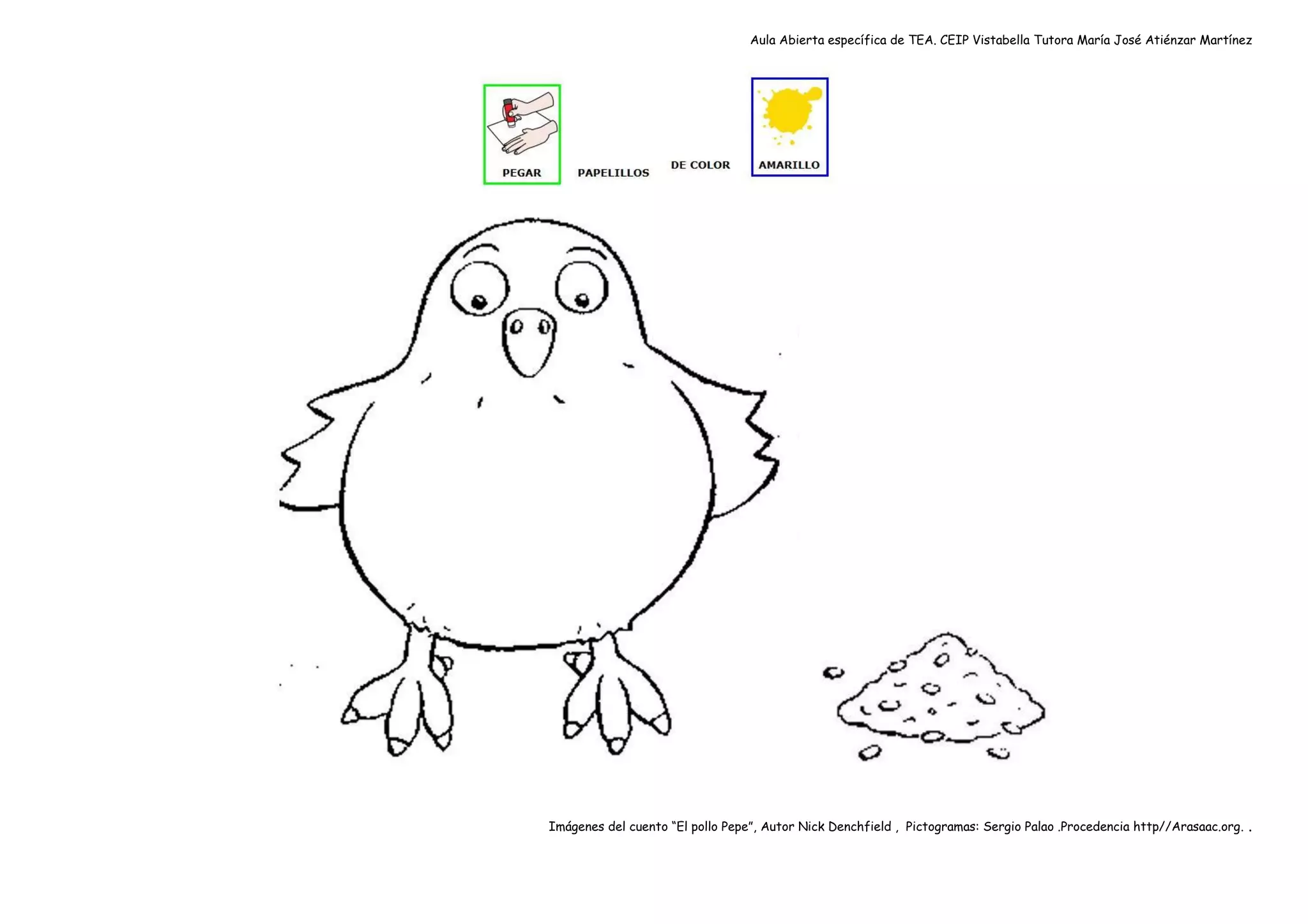 Actividades del cuento "El pollo Pepe" de Nick Denchfield y Ant Parker ...