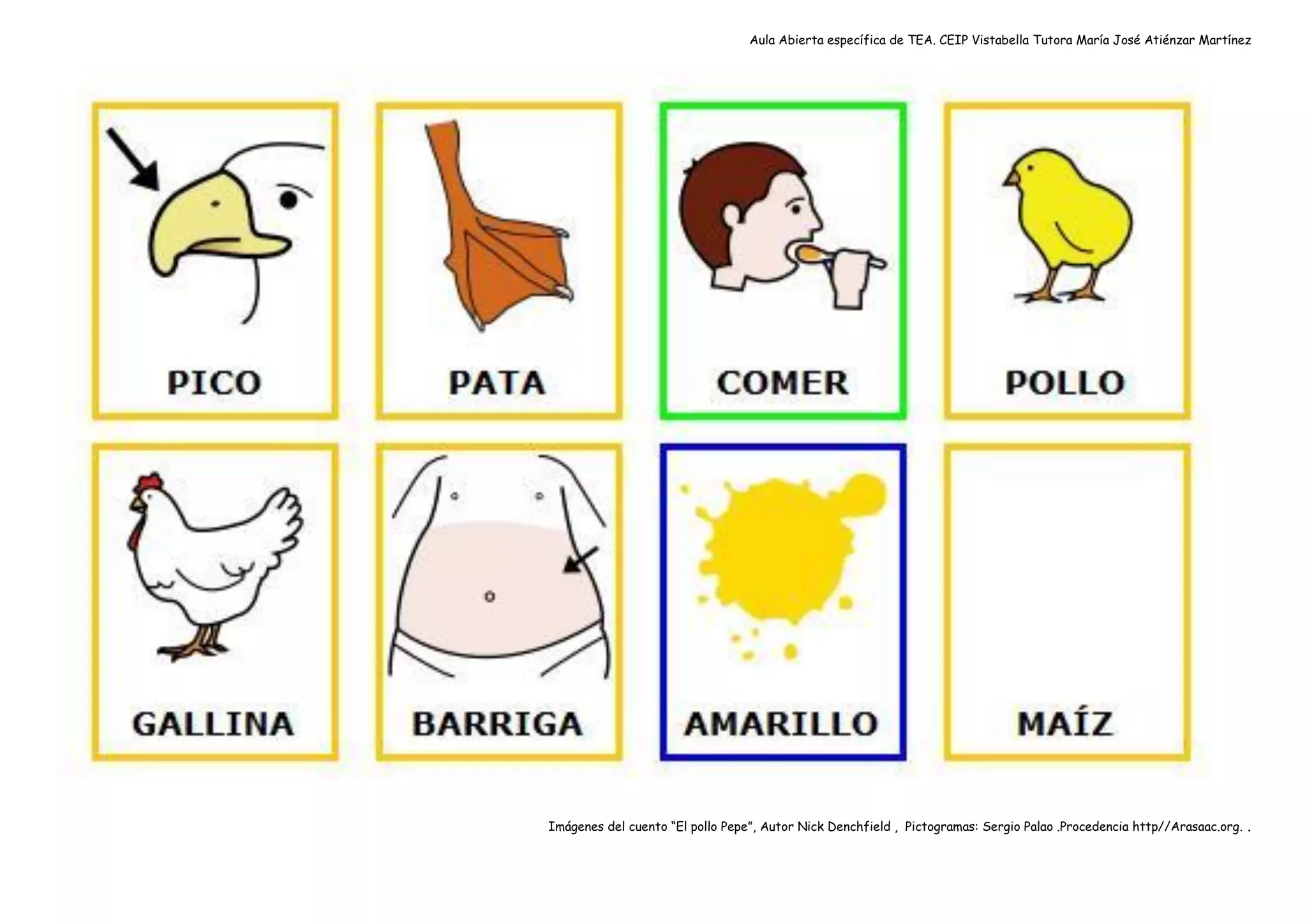 Actividades del cuento "El pollo Pepe" de Nick Denchfield y Ant Parker ...
