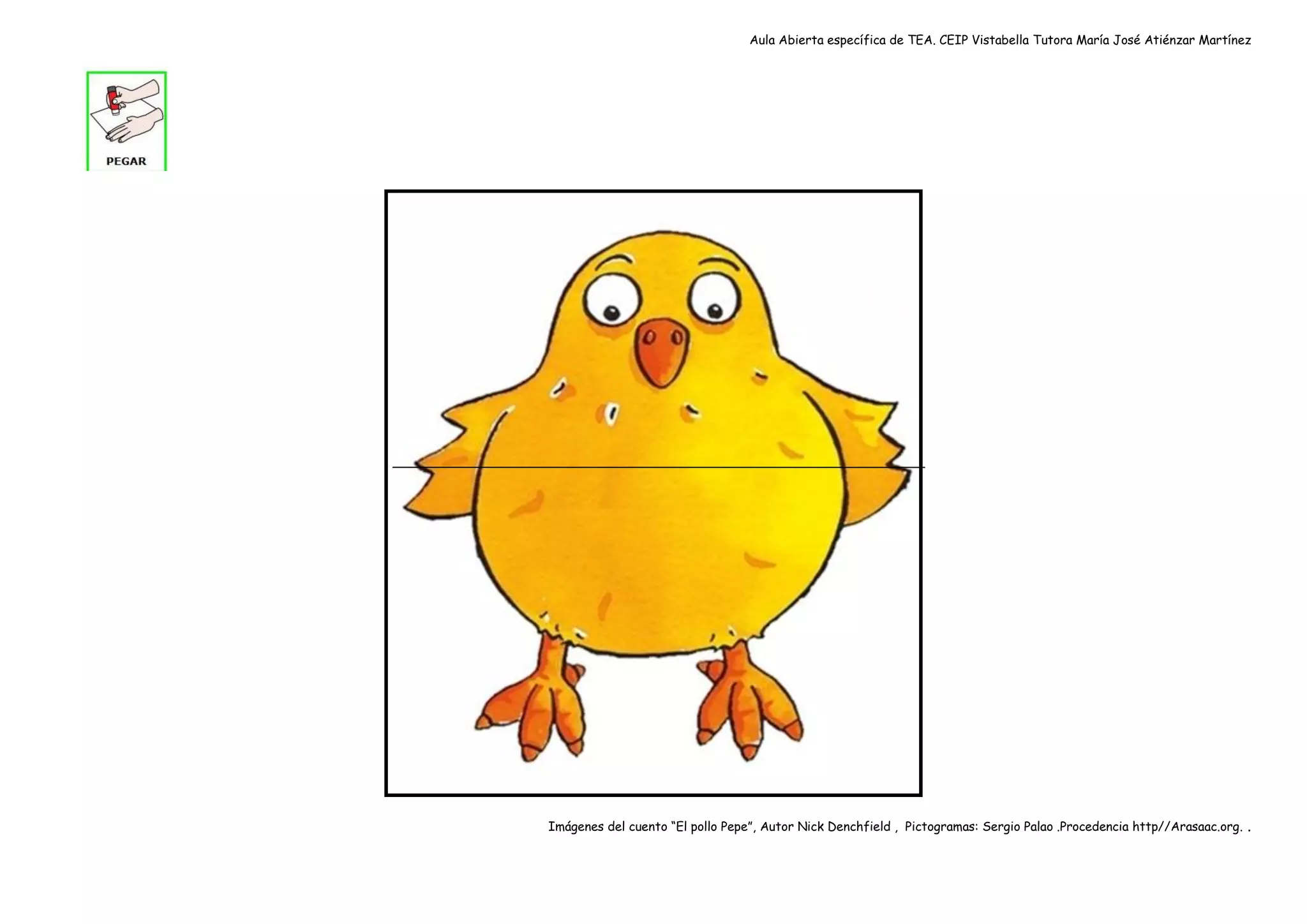 Actividades del cuento "El pollo Pepe" de Nick Denchfield y Ant Parker ...