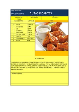 Pollo | DOCX