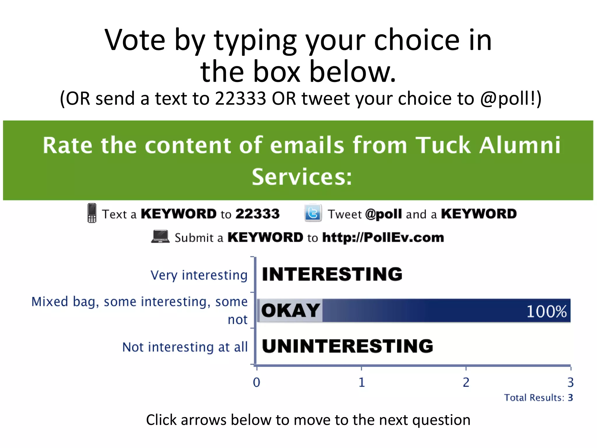 Poll ppt | PPTX
