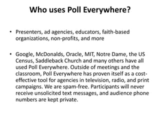 Pollslide | PPT | Free Download