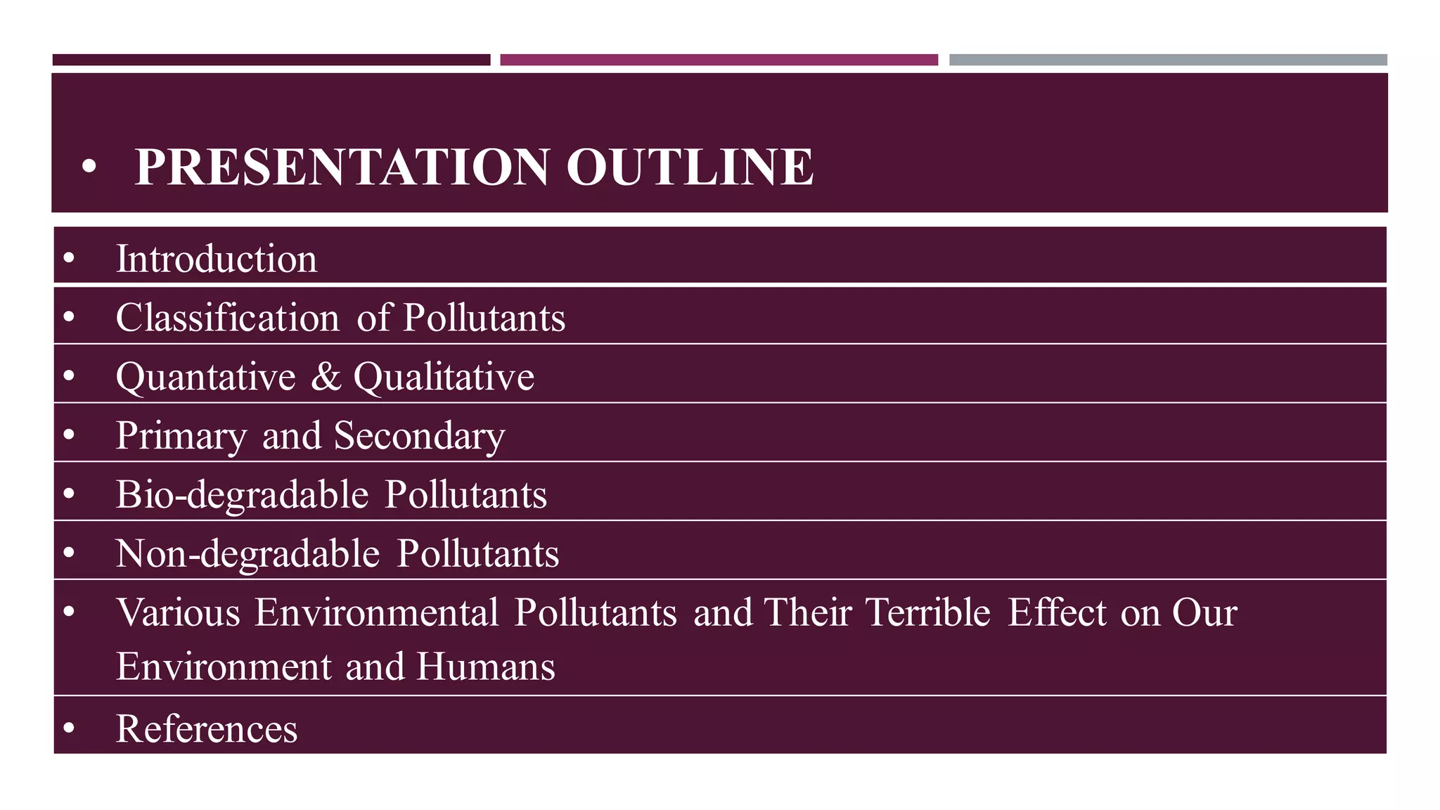 Effects of Pollutants on organisms | PDF