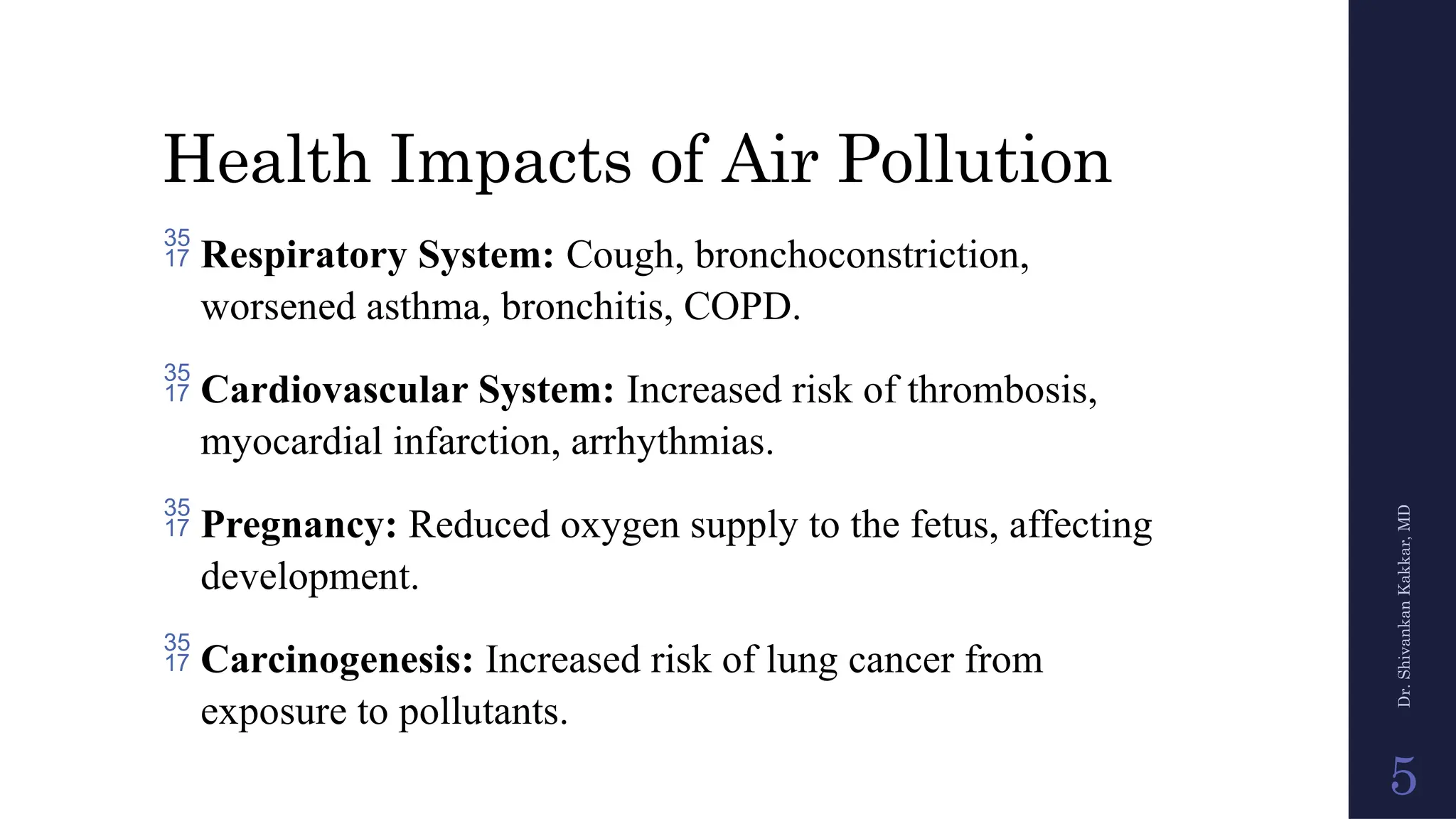 Air and Water Pollutants: Health Impacts | PPTX