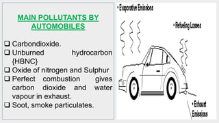 Pollutant formation and control in engine | PPTX