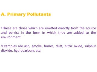 Pollutants | PPTX
