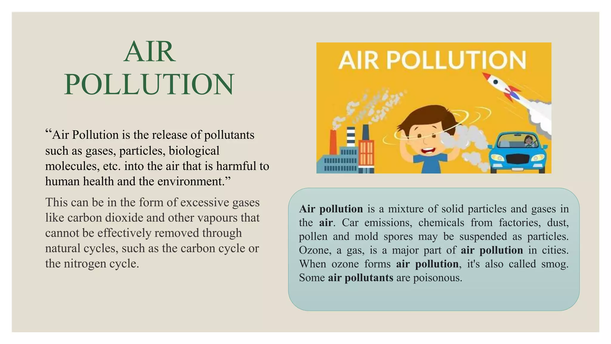 Pollutants of air | PPT