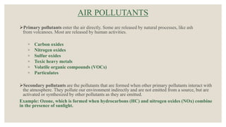 Pollutants of air | PPT
