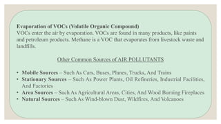 Pollutants of air | PPT