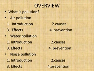 Pollution $ its type | PPTX