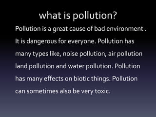 Pollution | PPTX