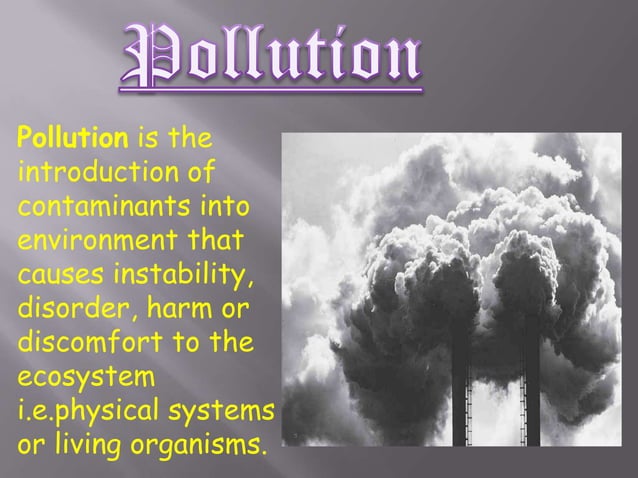Pollution | PPTX