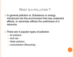 Pollution | PPTX