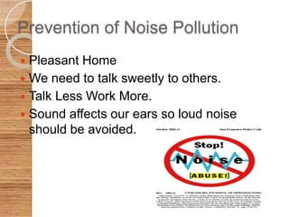 Prevention Of Noise Pollution Posters