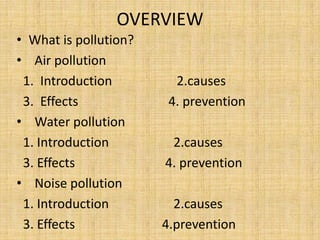 Pollution | PPTX