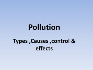 Pollution important | PPT