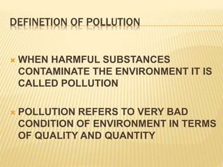 Pollution | PPT