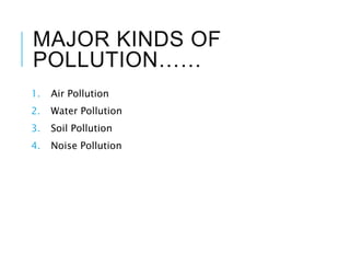 POLLUTION AND CONSERVATION | PPTX