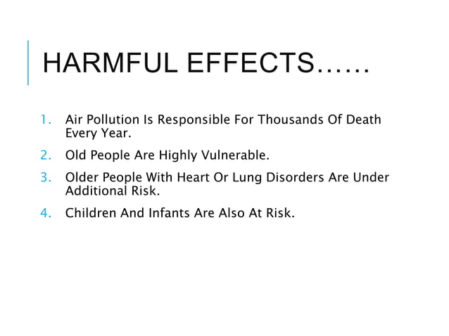 POLLUTION AND CONSERVATION | PPTX | Indoor Environmental Quality | Home ...