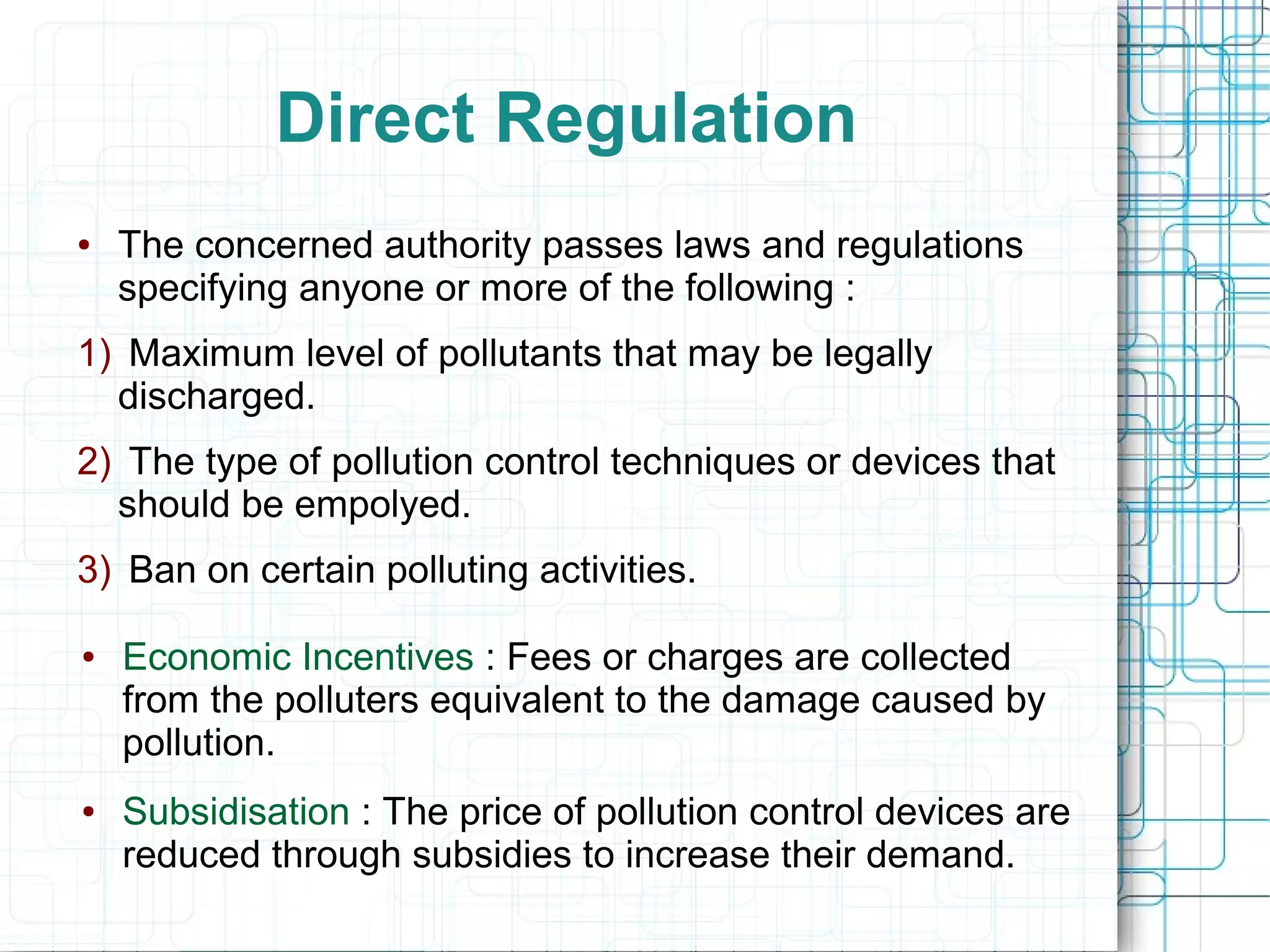 Pollution Control Measures | ODP | Environmental Services Industry ...