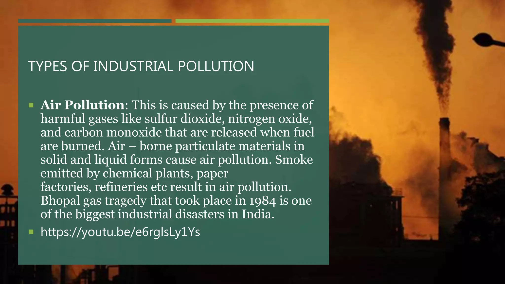 Industrial Pollution in India | PPTX