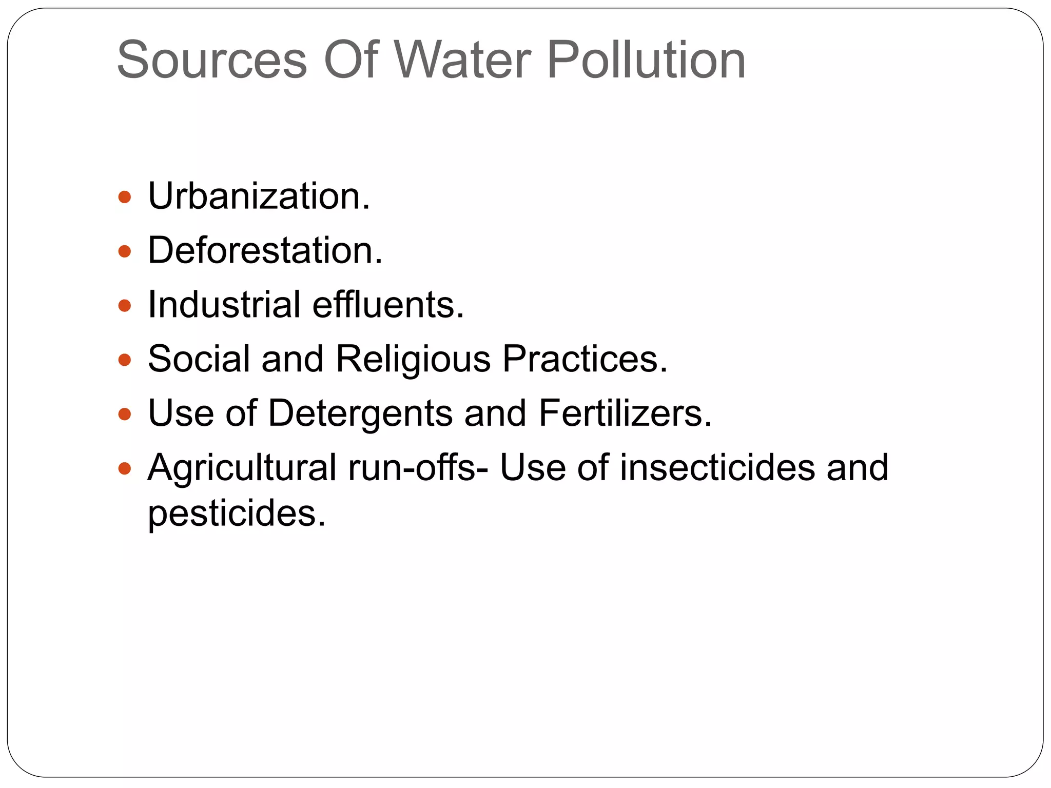 Different types of pollution, it's causes and effects. | PPTX