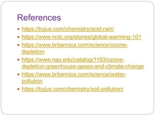 Different types of pollution, it's causes and effects. | PPTX