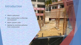 Pollution due-to-constructionand-their-effect | PPT