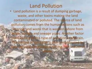 Pollution science school project | PPTX