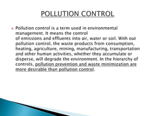 Pollution | PPTX