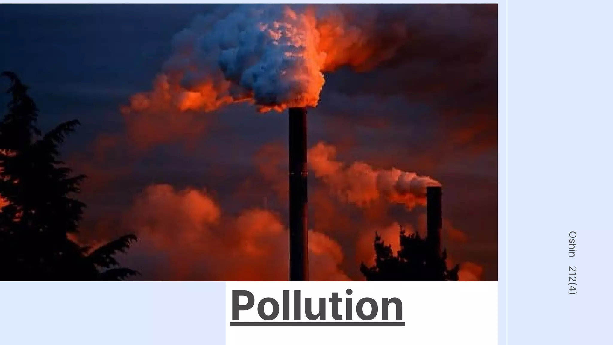 Pollution and its types | PDF