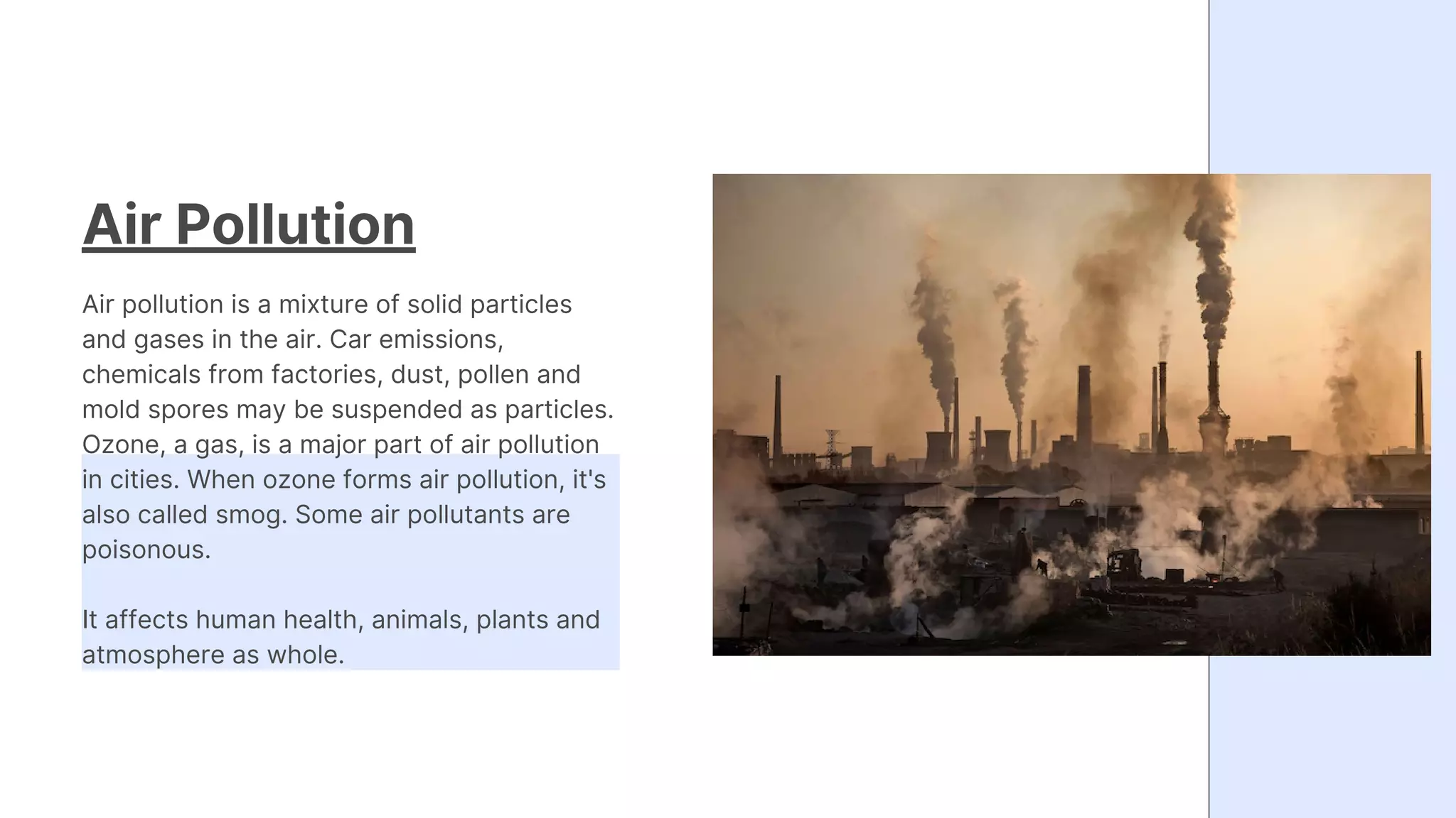 Pollution and its types | PDF