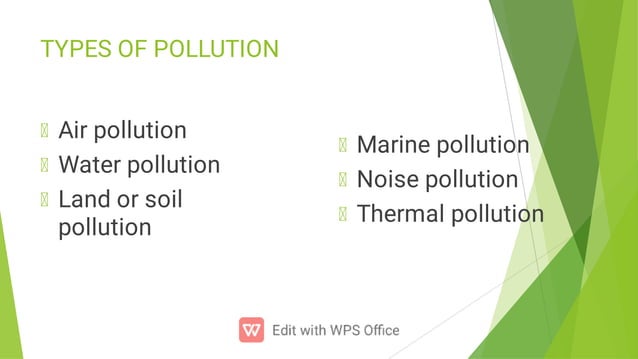POLLUTION control and measures of the environment | PPT