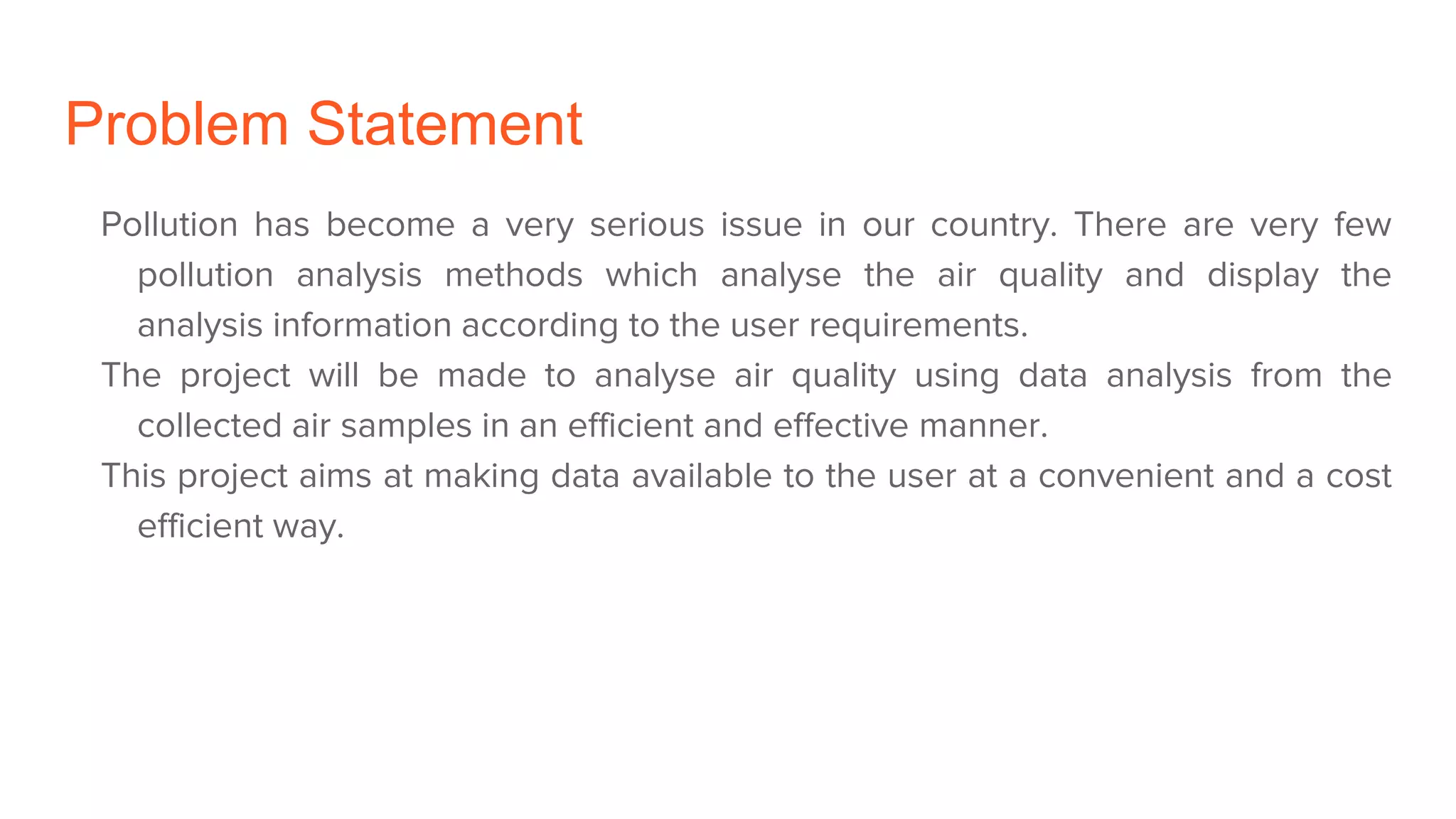 Pollution analysis using GIS | PPTX