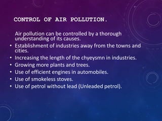 Pollution and its types | PPT