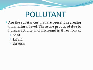pollution by ritika and its types pollution | PPT
