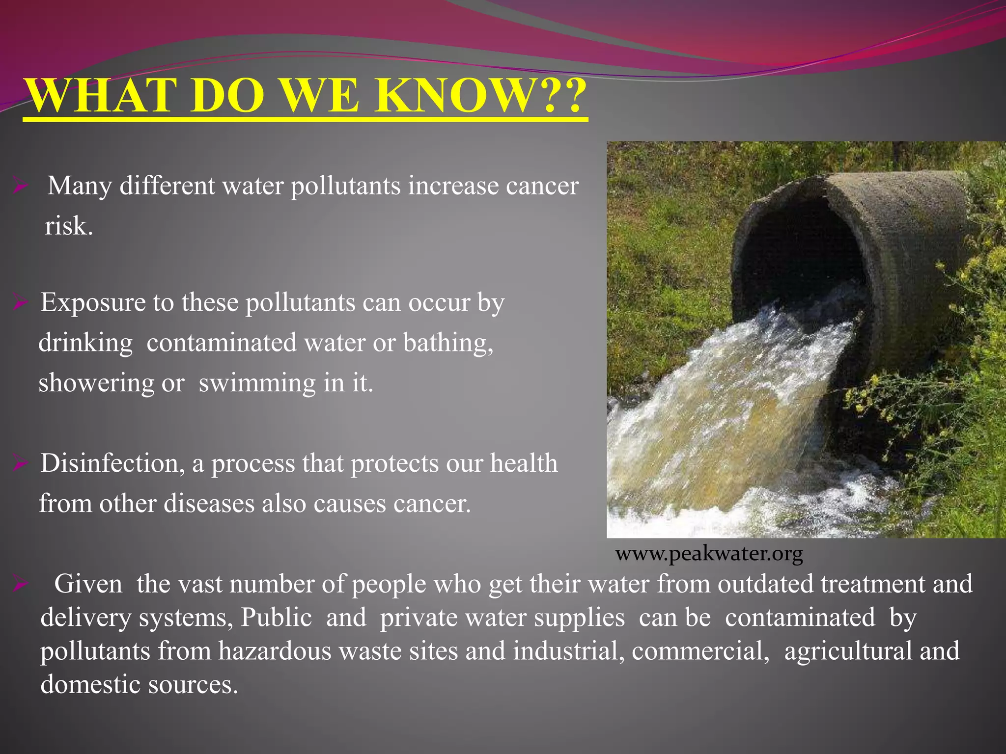 Pollution & cancer | PPTX