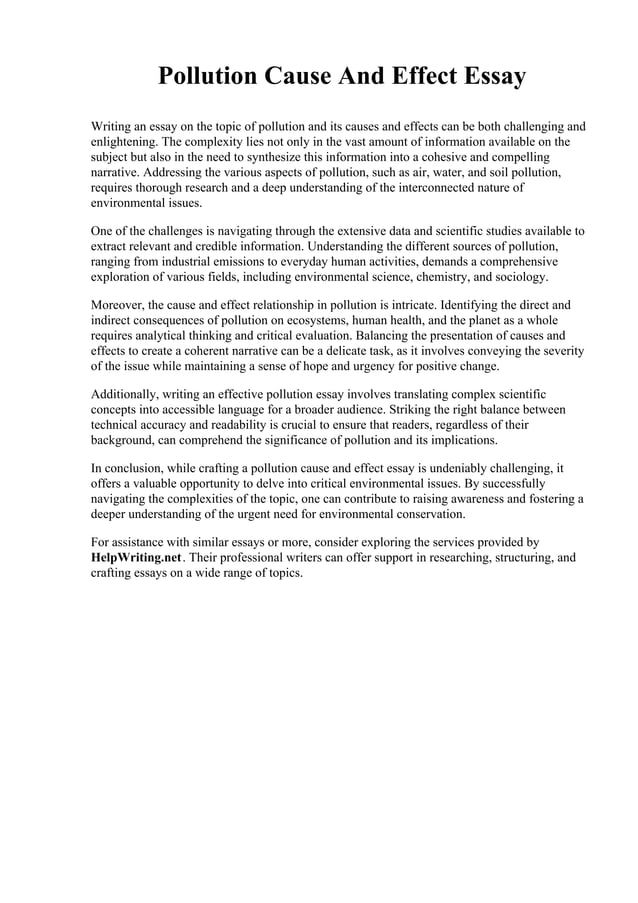 Pollution Cause And Effect Essay.pdf