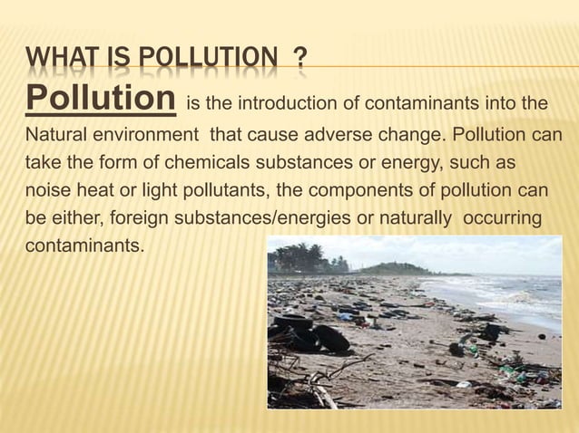 Pollution Presentation | PPT