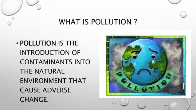 Pollution control | PPT