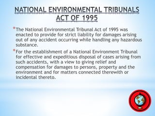 Pollution control acts and regulations of India | PPTX