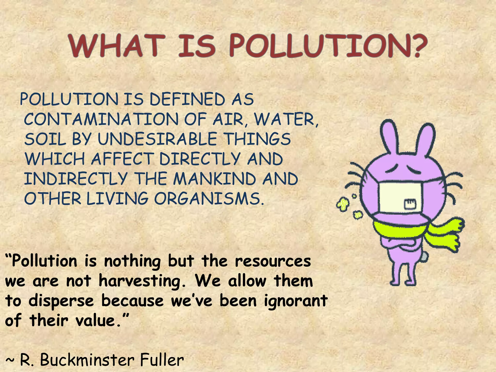 Pollution control and management | PPT