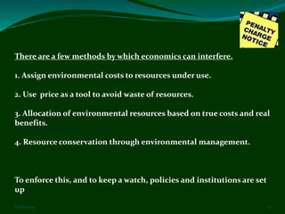Pollution control- an instituitional approach through environmental ...