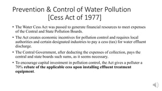 POLLUTION CONTROL BODIES & ENVIRONMENTAL LAWS IN INDIA.pptx